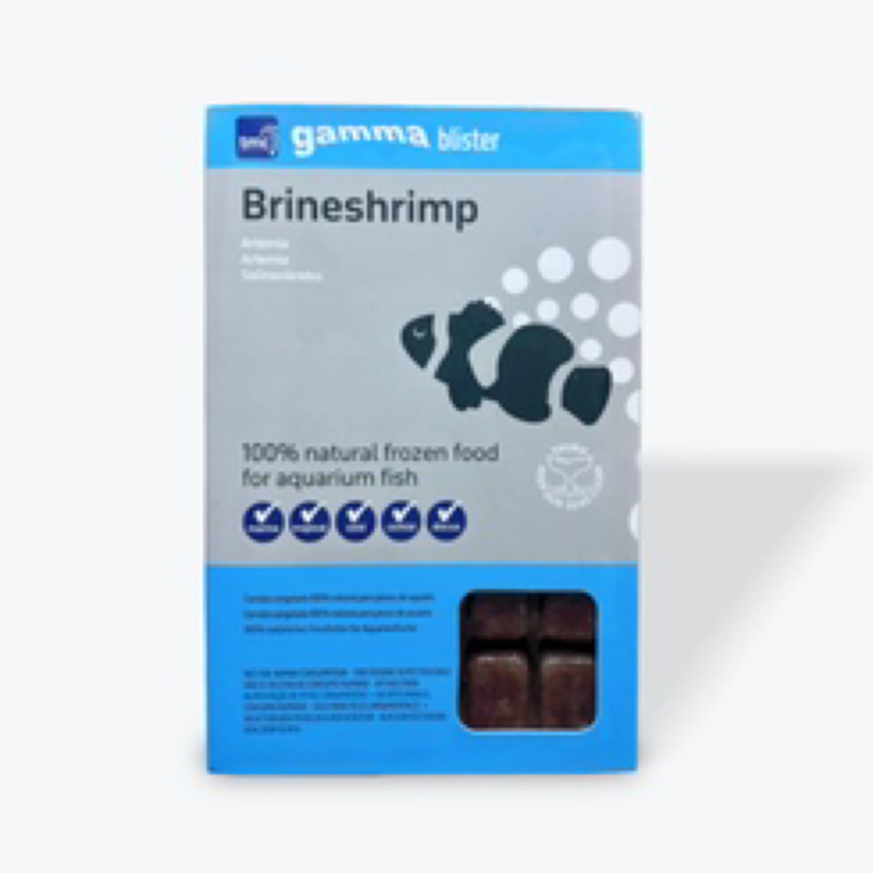 Frozen Brine Shrimp - 30 count Gamma Blister Pack | OZ Exotics & Aquatics