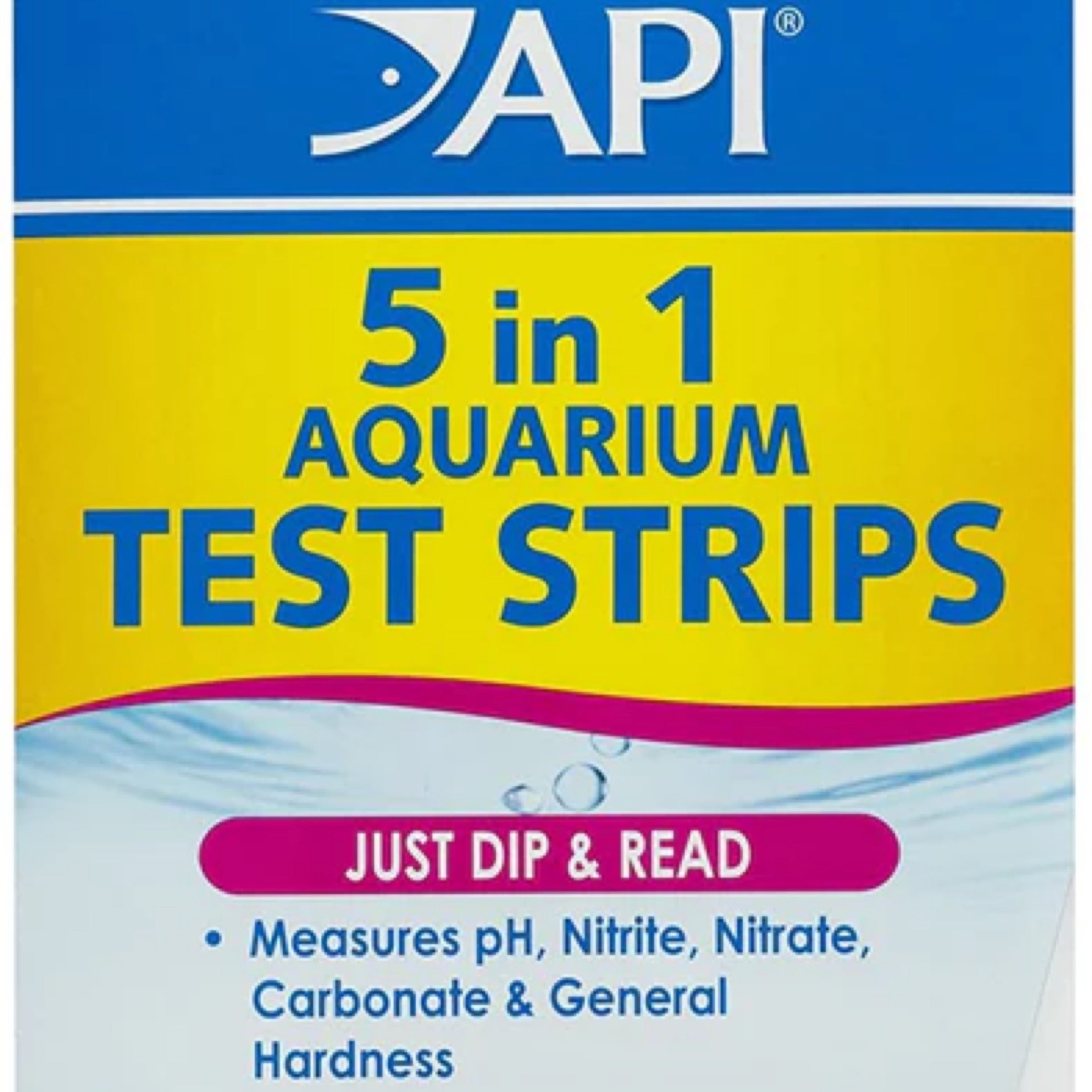 API 5 in 1 Aquarium Test Strips for Freshwater and Saltwater Aquariums ...
